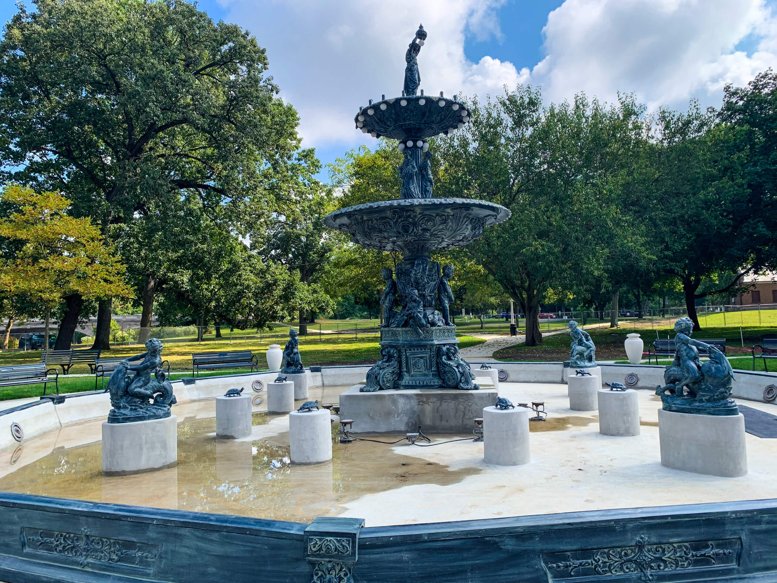 Studebaker Water Fountain | Leeper Park - Ancon Construction