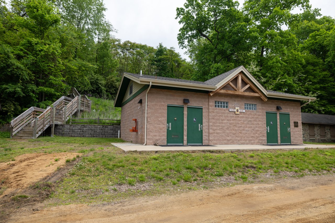 YMCA Camp Eberhart, Powder Room and Stairs - Ancon Construction